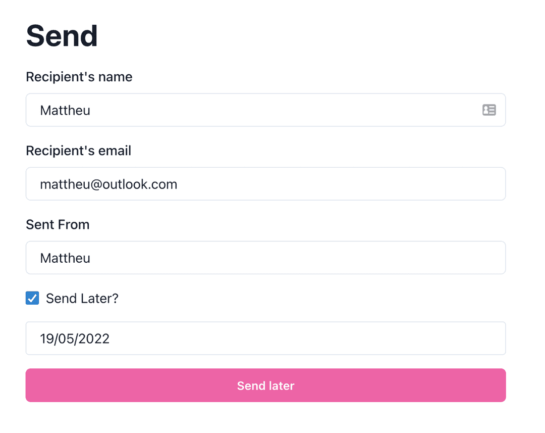 Gleeboard | How It Works Page - Learn the steps to create a group card